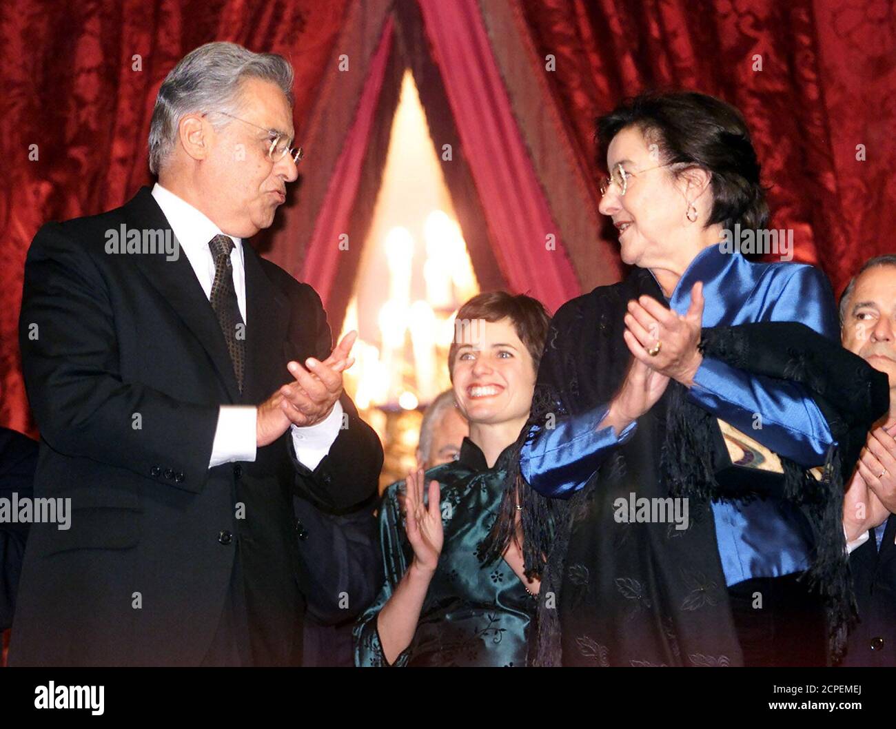 Fernando henrique cardoso and his wife ruth hi-res stock photography ...