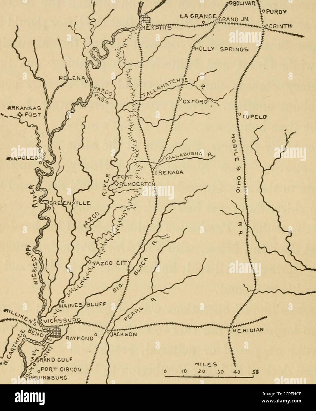 . A bird's-eye view of our Civil War . d-quar-ters at Jackson, Miss ...