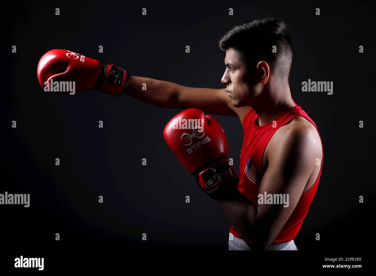 Usa olympic boxer hi-res stock photography and images - Alamy