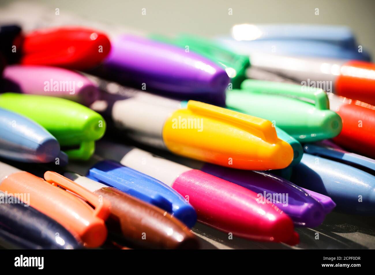 Colouring pens hi-res stock photography and images - Alamy