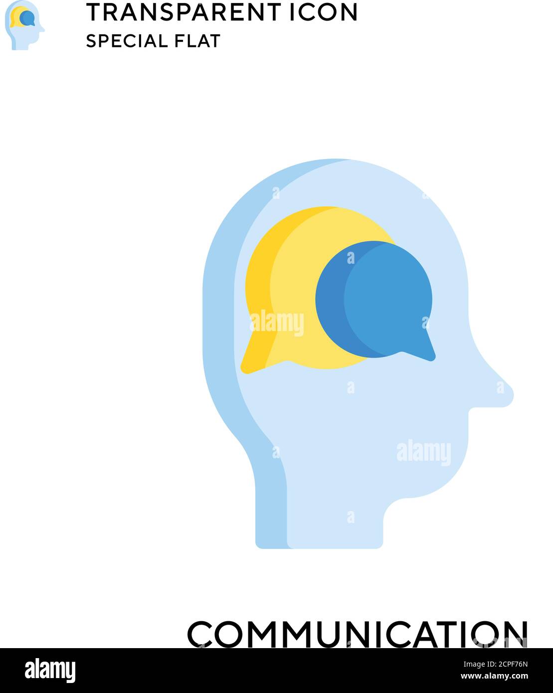 Communication vector icon. Flat style illustration. EPS 10 vector Stock ...