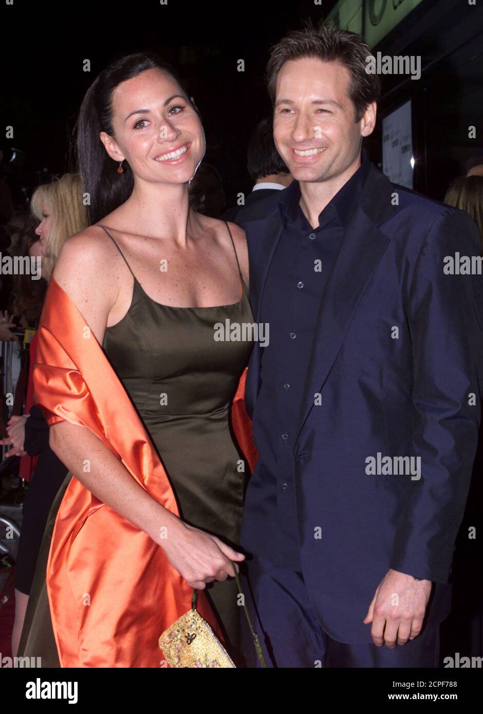 Minnie driver david duchovny return hi-res stock photography and images ...