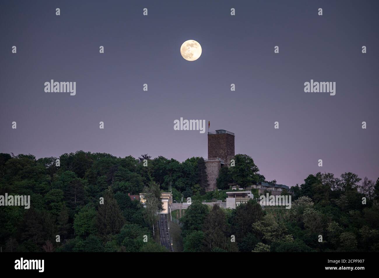 Durlach with full moon hi-res stock photography and images - Alamy