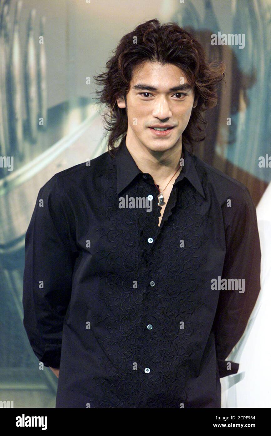 Japanese actor takeshi kaneshiro poses hi-res stock photography and ...