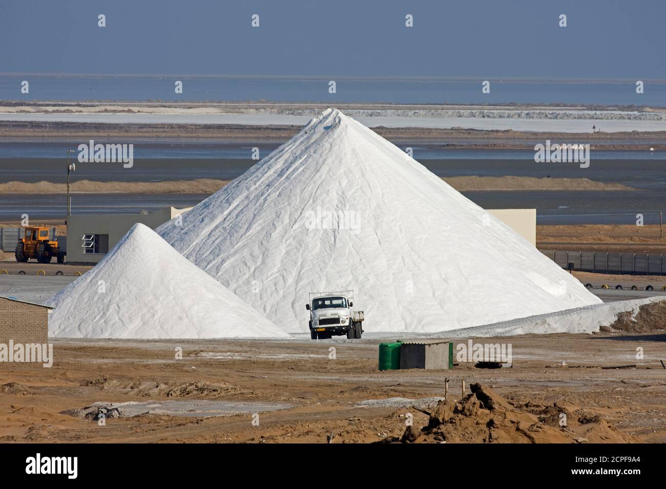 Saltworks Near Walvis Bay in Namibia Stock Photo - Alamy