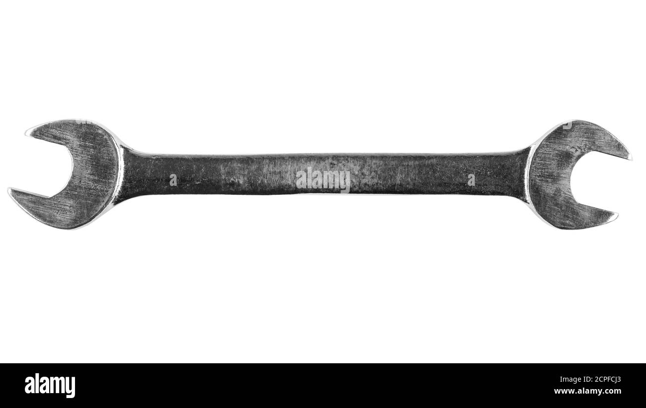 Wrench isolated on white background. Hand tools. File contains clipping ...