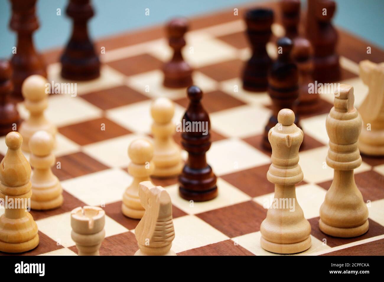 Chess set chess pieces chess match hi-res stock photography and images ...