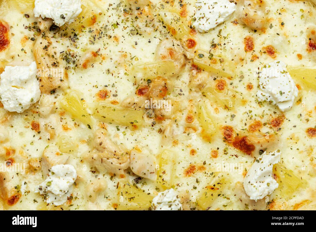 Fresh pizza closeup background. Italian cooking traditions Stock Photo ...
