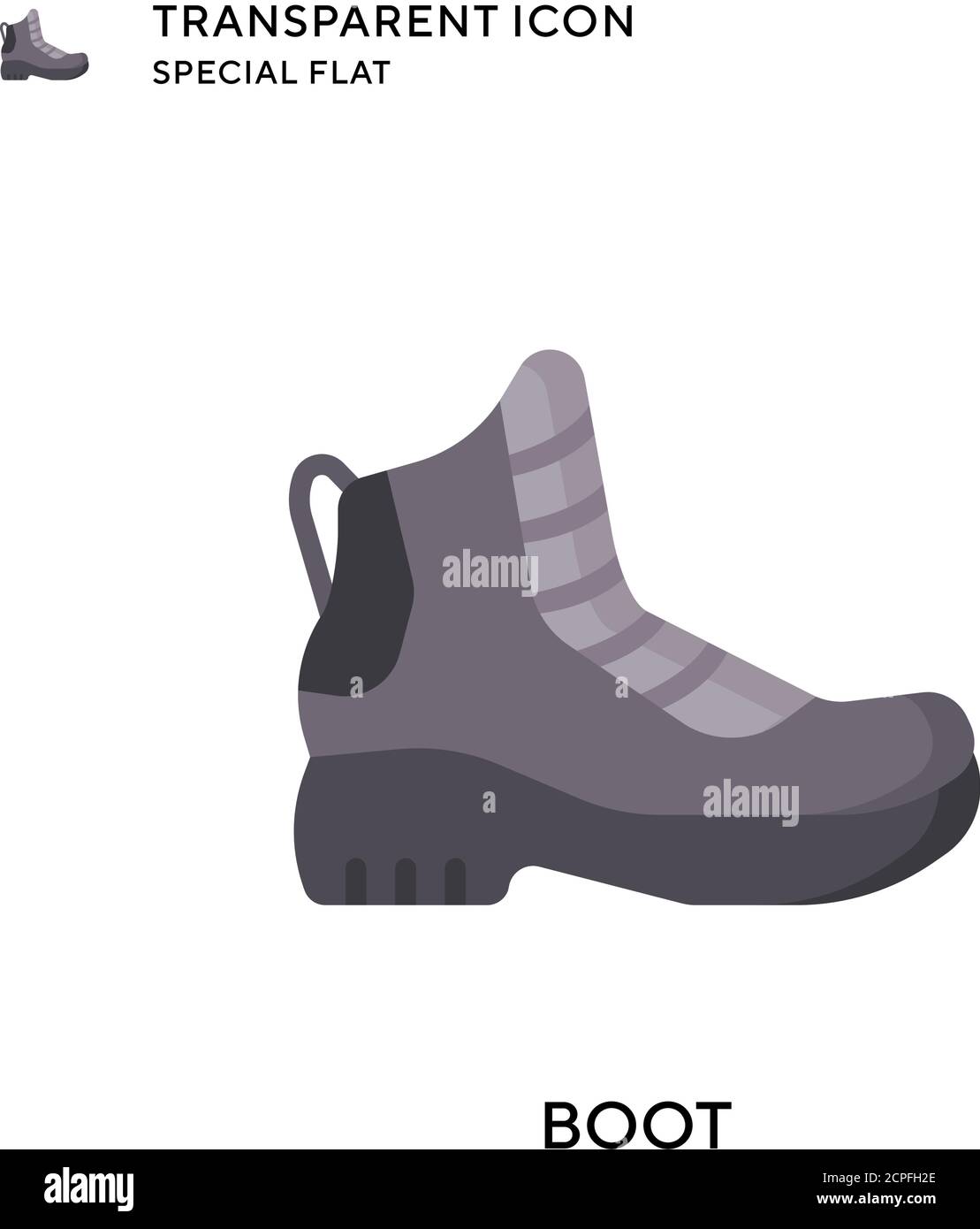 Boot vector icon. Flat style illustration. EPS 10 vector Stock Vector ...