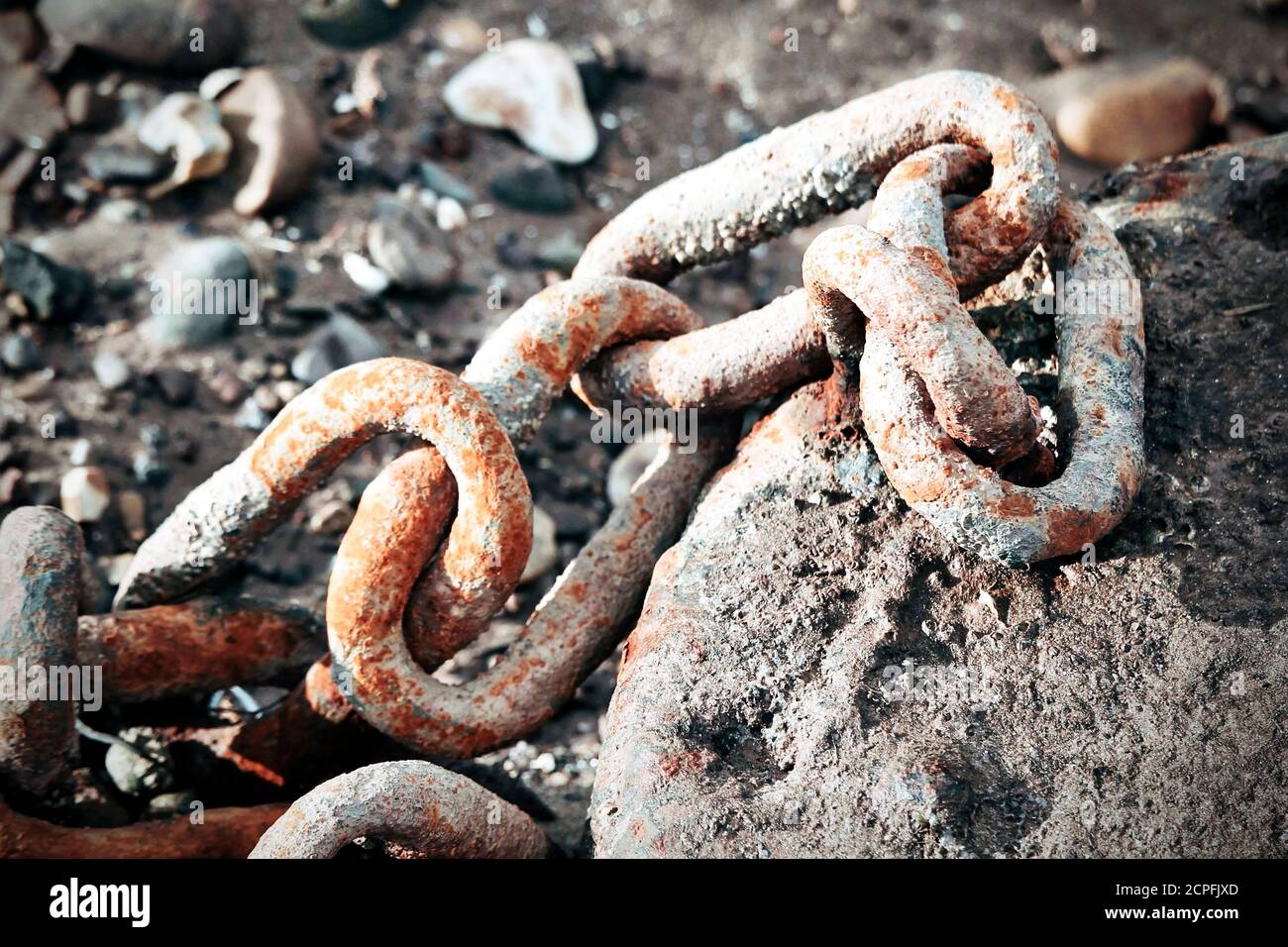Rusty bolt on damaged hi-res stock photography and images - Alamy