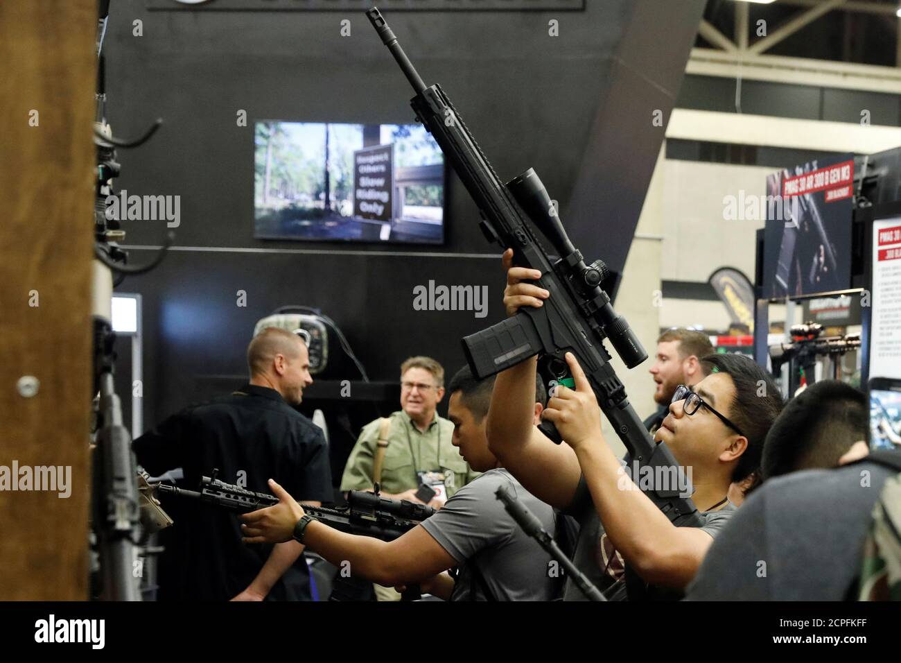 Gun enthusiasts convention hi-res stock photography and images - Alamy