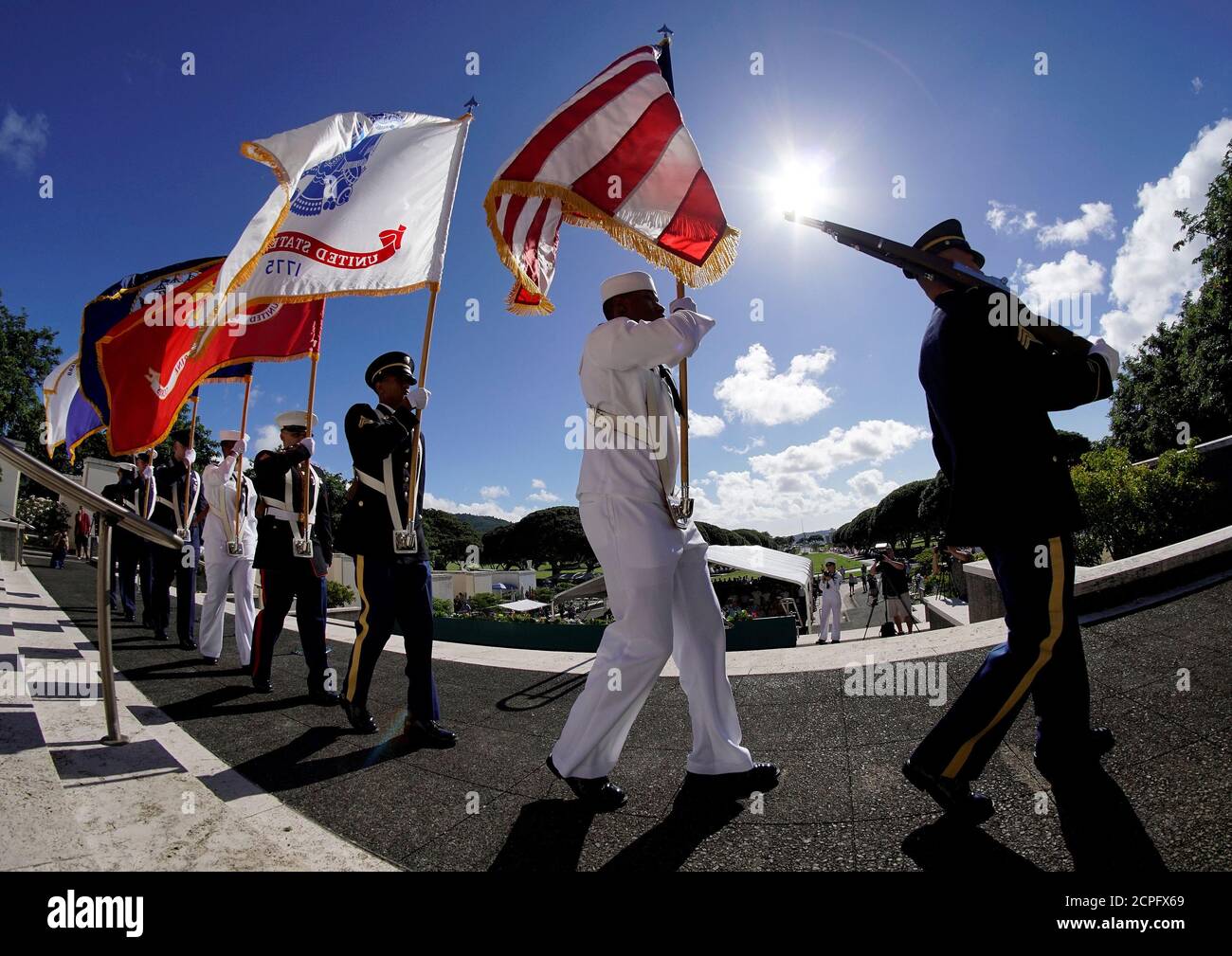 Joint service color guard hi-res stock photography and images - Alamy
