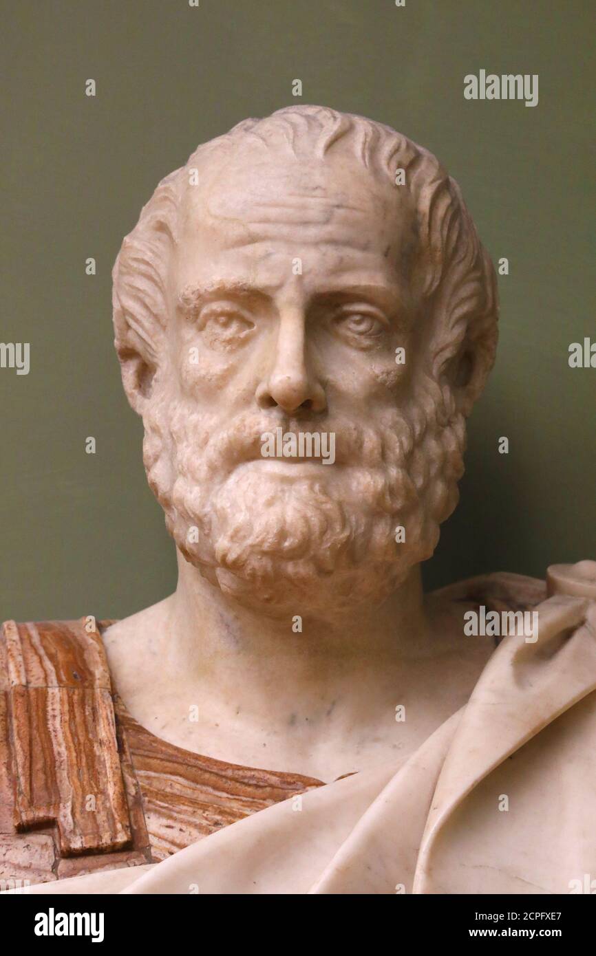 Aristotle statue hi-res stock photography and images - Alamy