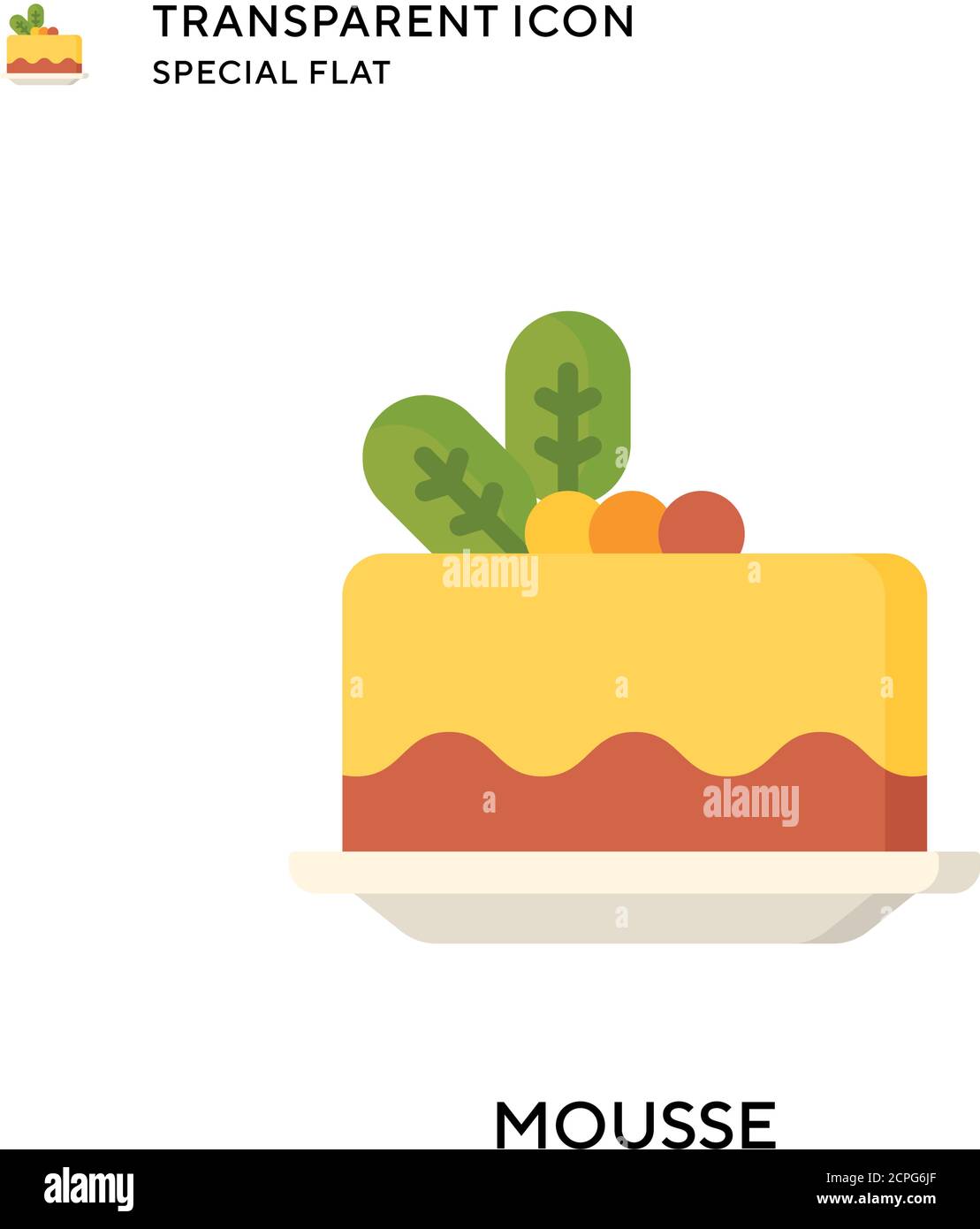 Mousse spoon Stock Vector Images - Alamy