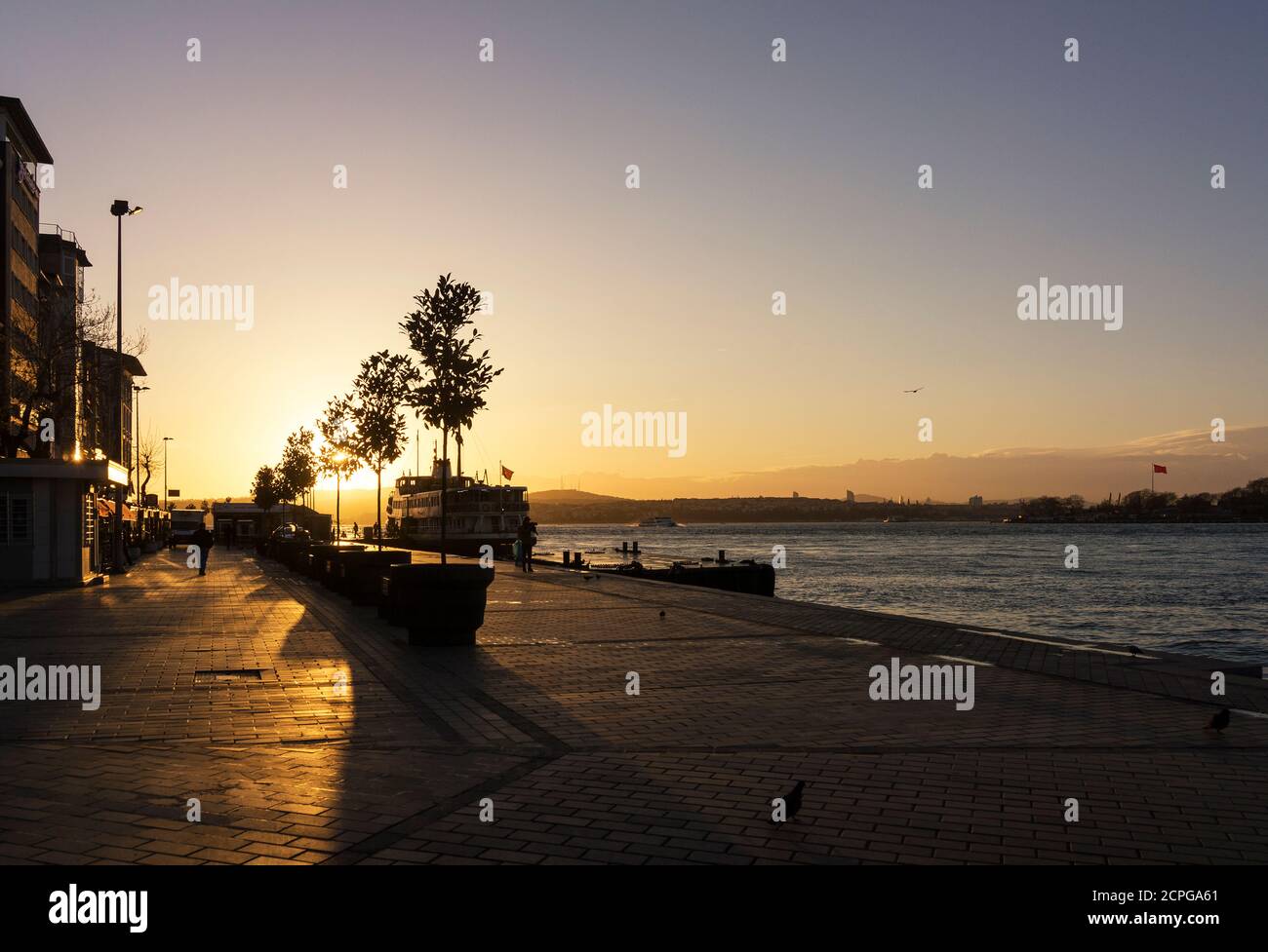 Turkey, Istanbul, Karaköy, waterfront, morning mood Stock Photo - Alamy