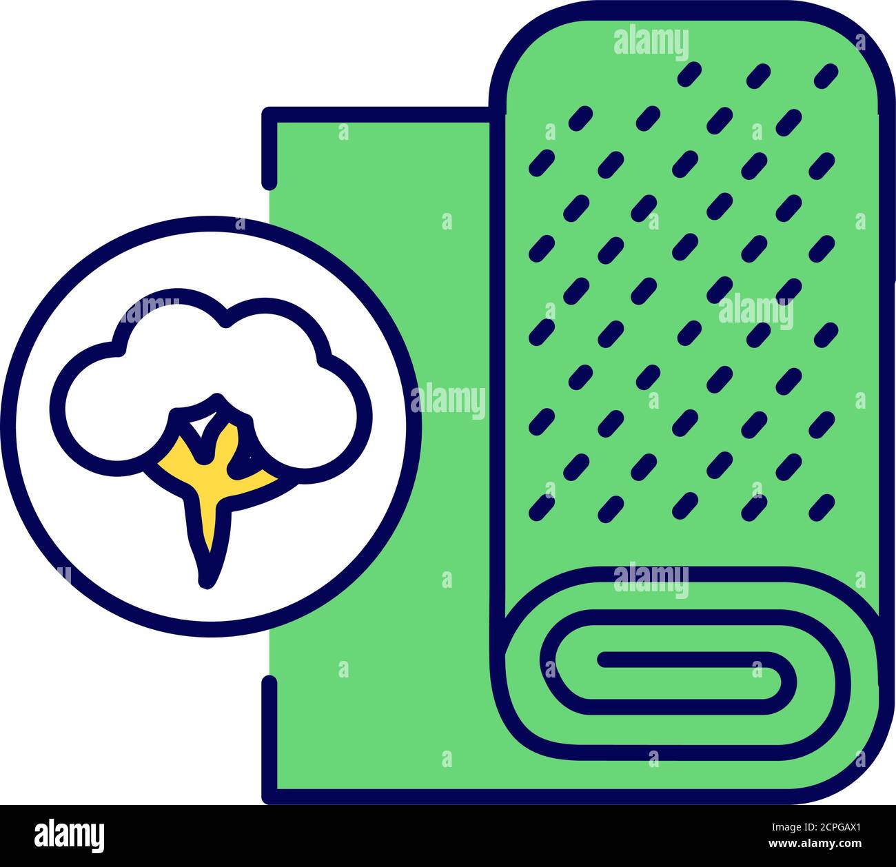 Cotton clothes production Stock Vector Images - Alamy
