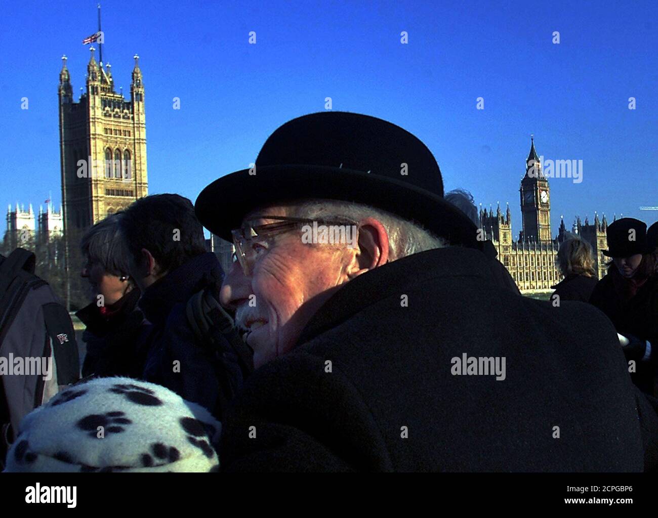 Man bowler hat lying hi-res stock photography and images - Alamy