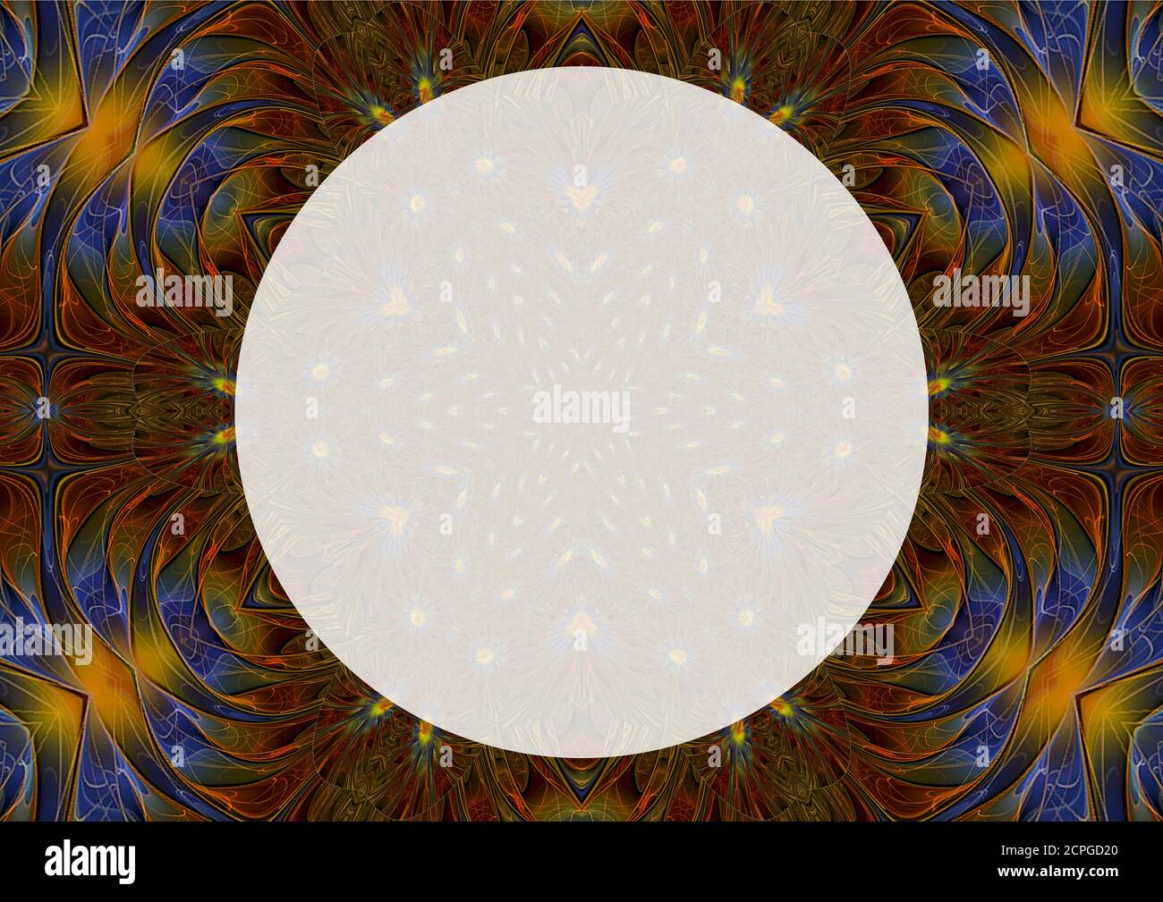 Good Vibrations Circular Border Design Stock Photo - Alamy