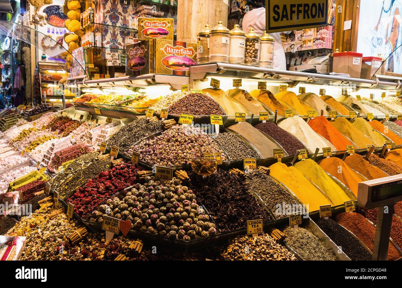 Turkey, Istanbul, Egyptian Bazaar, Spice Market Stock Photo - Alamy