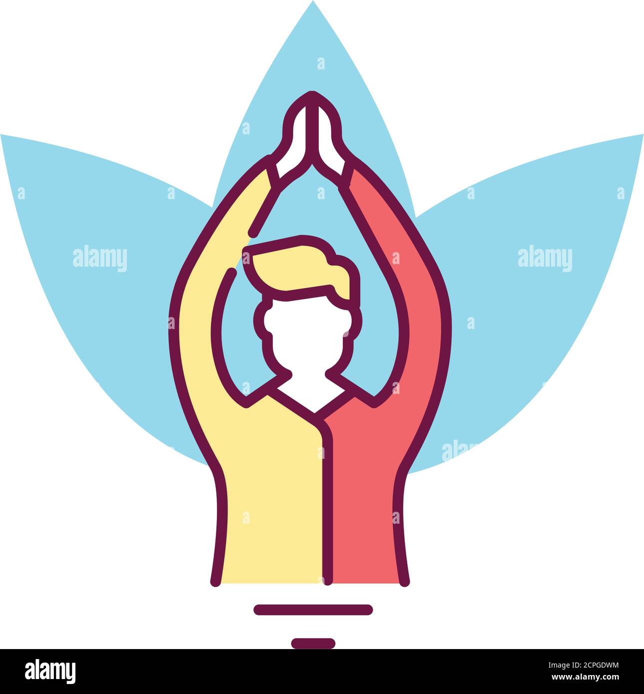 Take some exercise color line icon. Physical activity. Doing sport ...