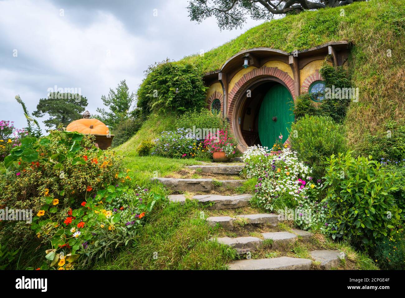 New zealand hobbit land hi-res stock photography and images - Alamy
