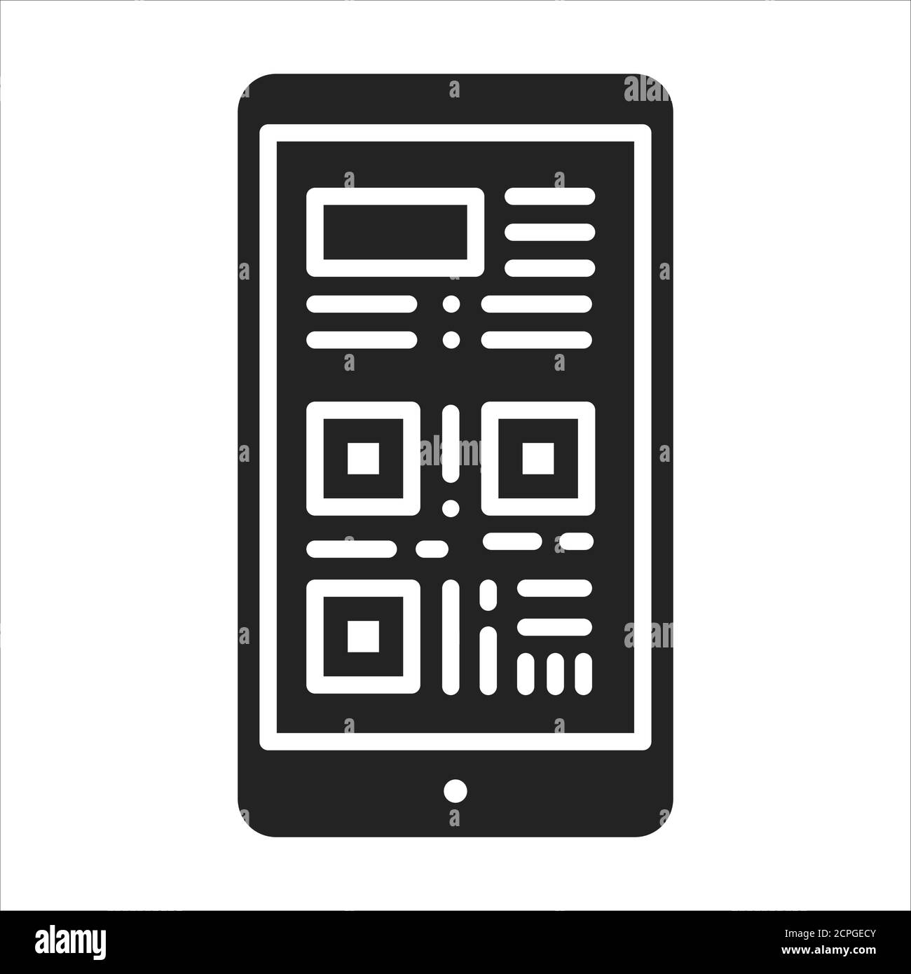 Digital boarding pass Stock Vector Images - Alamy