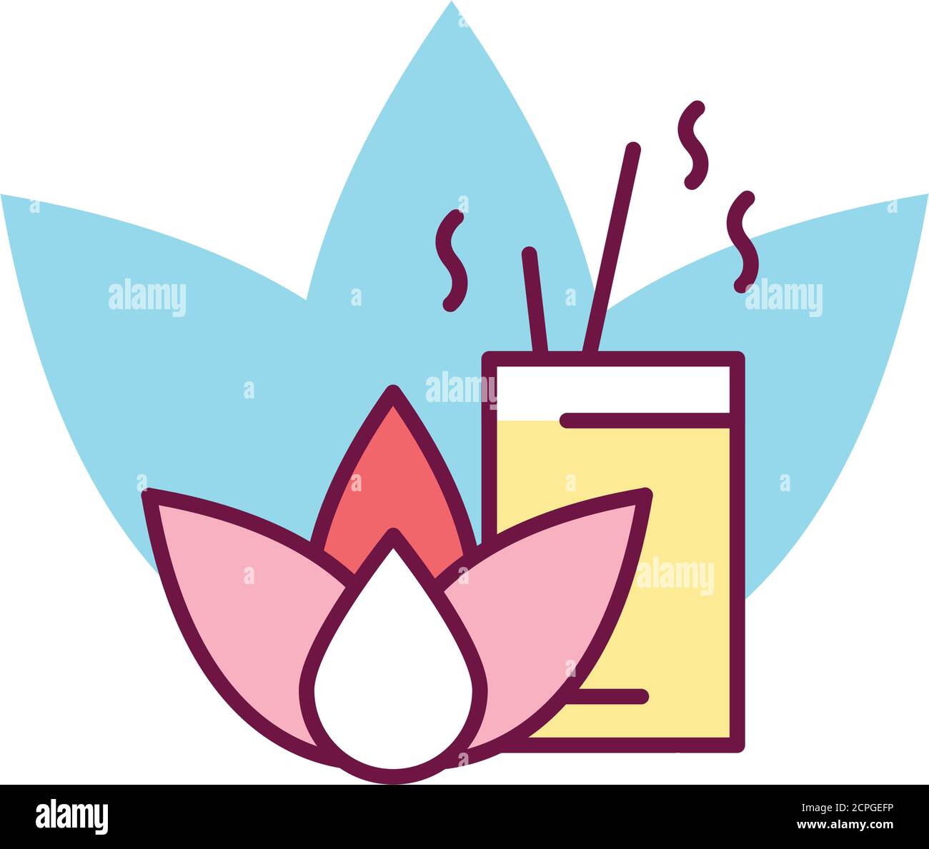 Practice relaxation skills color line icon. Effective way to combat ...