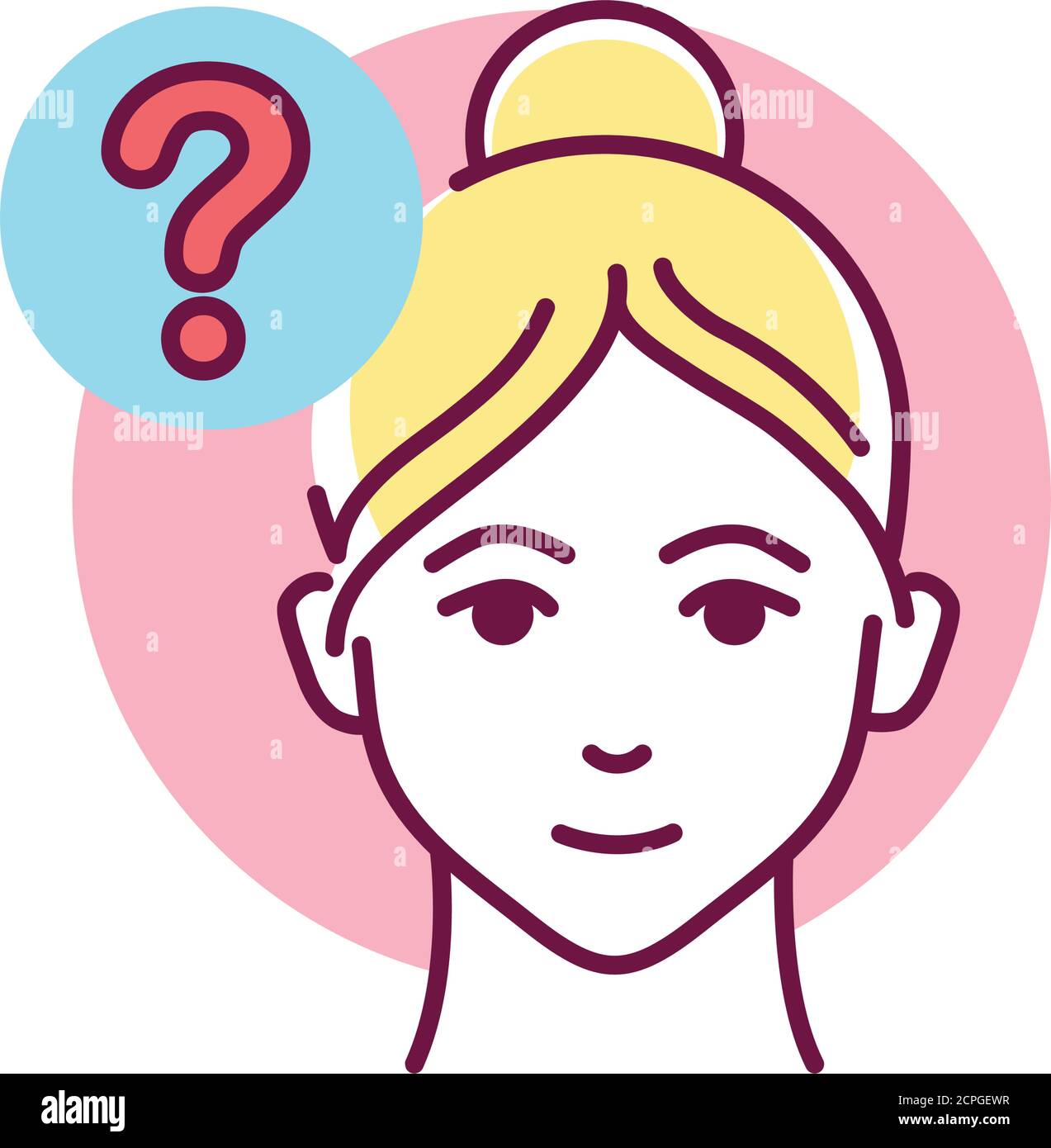 Think before you speak color line icon. Do not say anything without ...