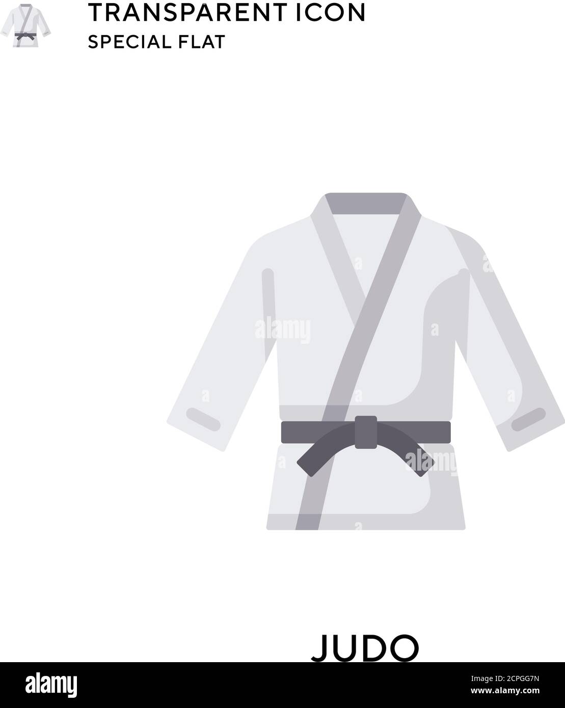 Judo vector icon. Flat style illustration. EPS 10 vector Stock Vector ...
