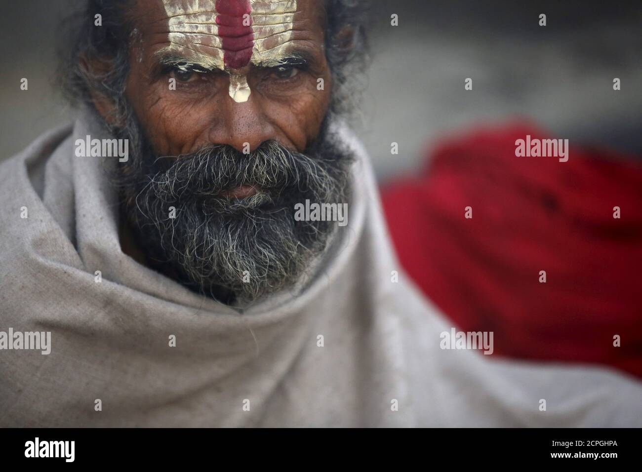 Hindu holy man sadhu tika hi-res stock photography and images - Alamy