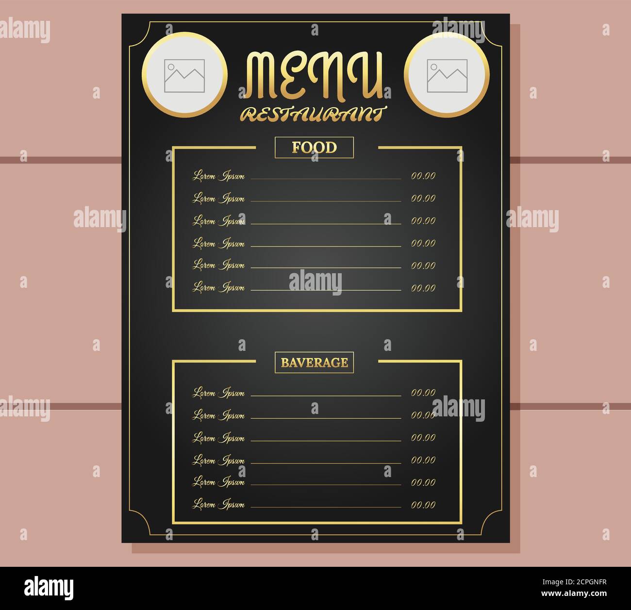 Menu Board Price List High Resolution Stock Photography and Images - Alamy