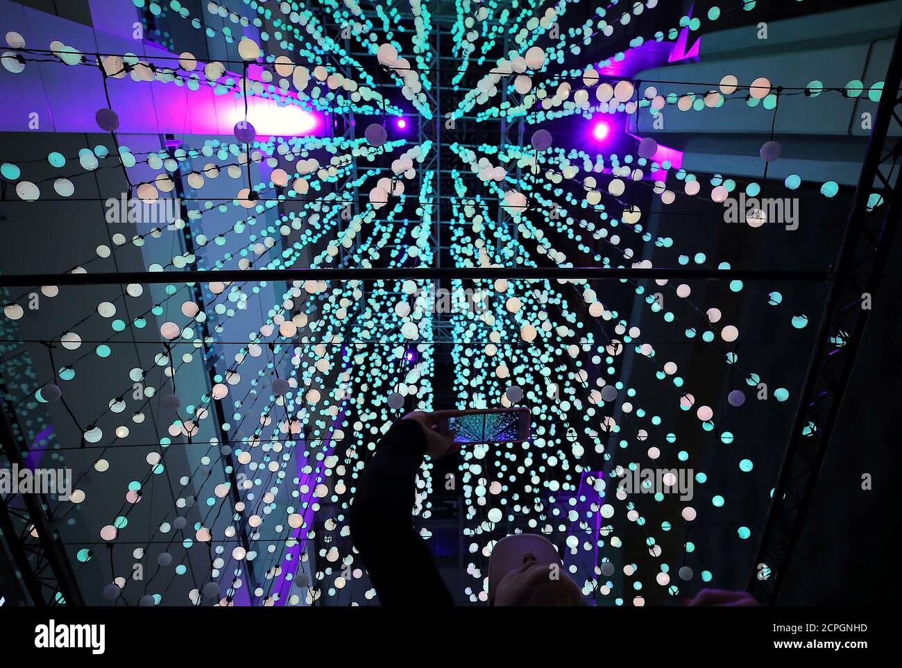 Large scale light and sound installation hi-res stock photography and ...