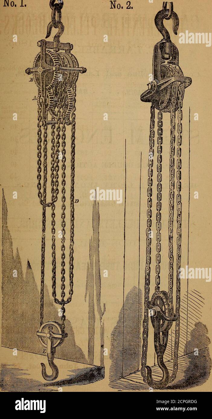 Patent differential pulley blocks hi-res stock photography and images ...
