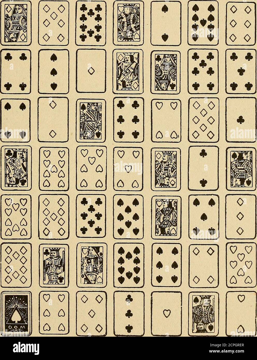 . The mystic test book; or, The magic of the cards. Giving the mystic ...