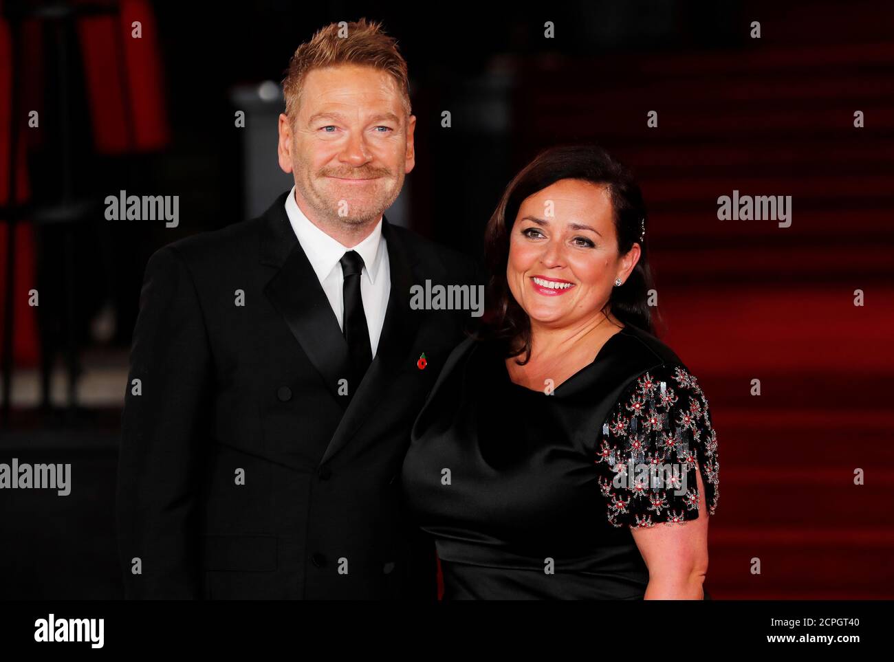 Kenneth Branagh Wife Lindsay Brunnock High Resolution Stock Photography ...