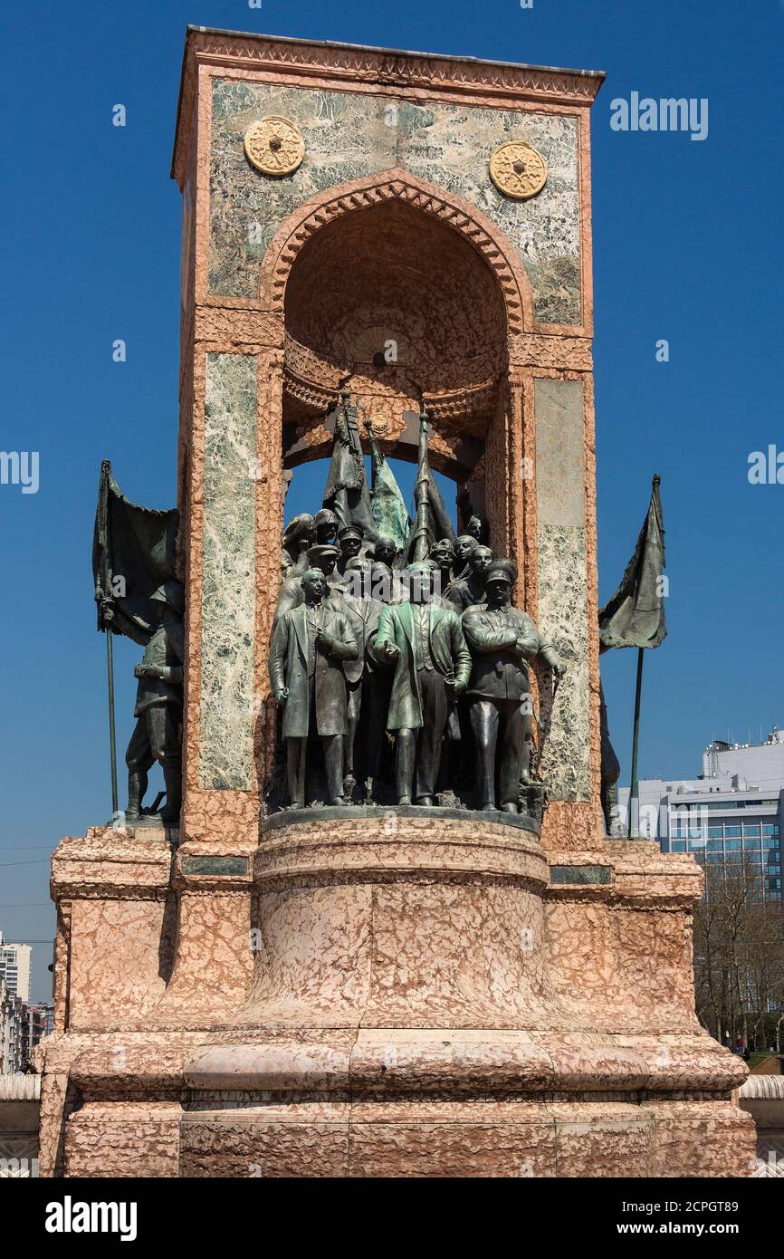 Turkey, Istanbul, Beyoglu, Taksim Square, Monument Stock Photo - Alamy