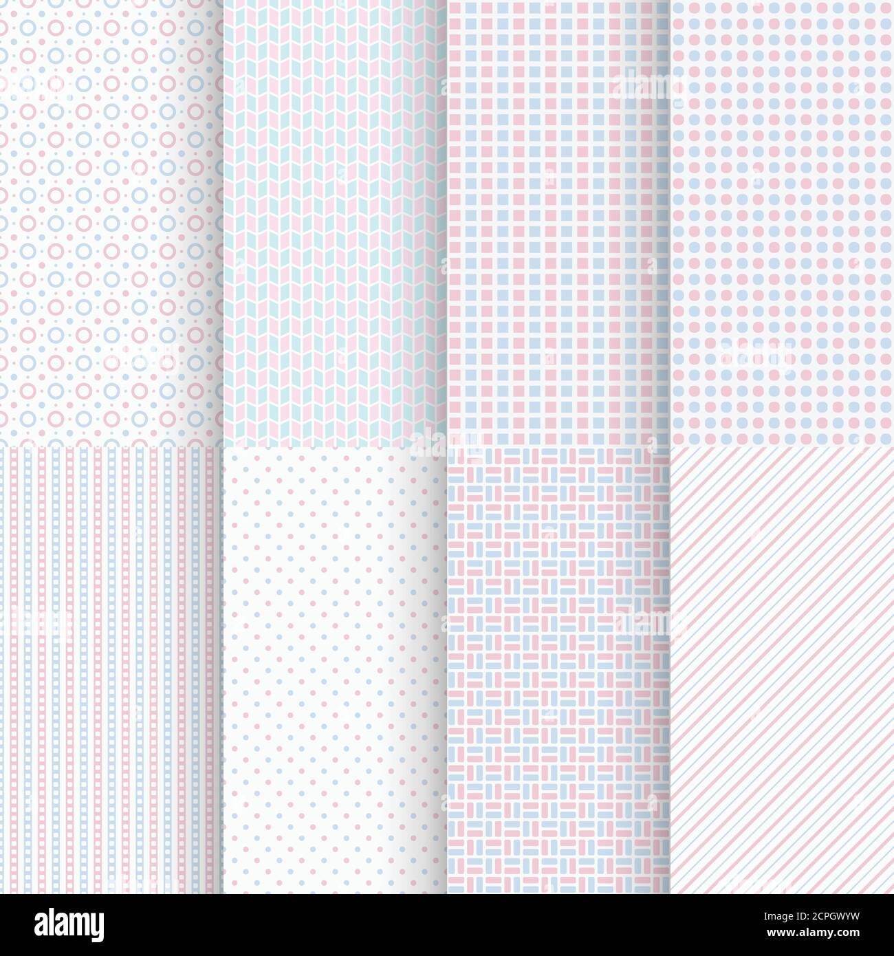 Vintage set light blue Stock Vector Images - Alamy