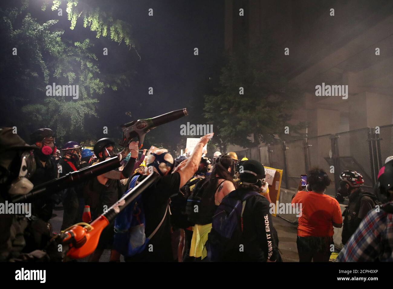 Gas leaf blowers hi-res stock photography and images - Alamy