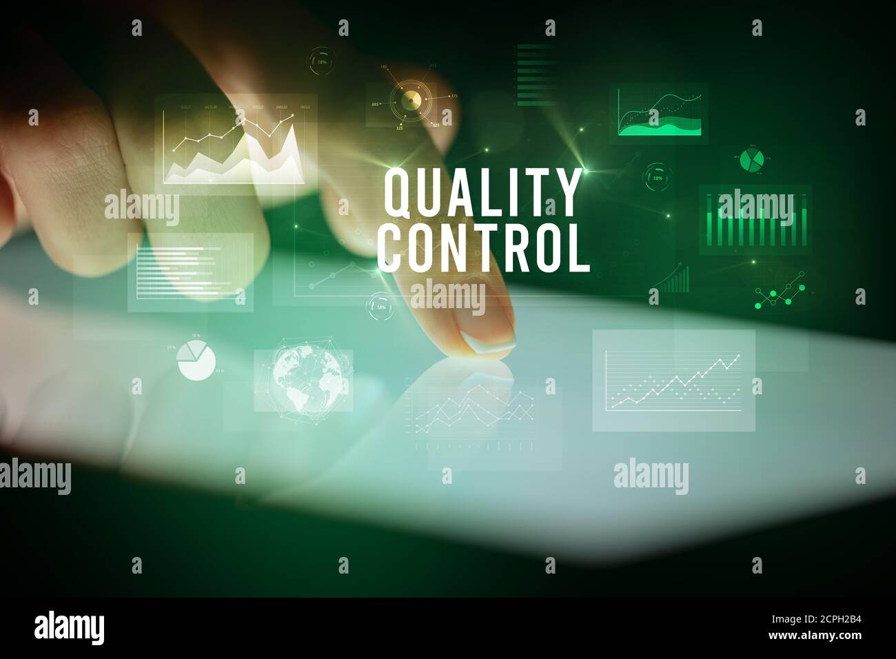 Quality control chart computer hi-res stock photography and images - Alamy