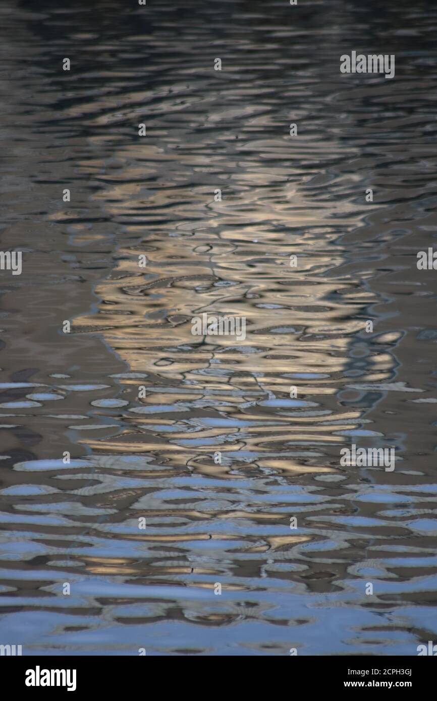 Reflections in water Stock Photo - Alamy