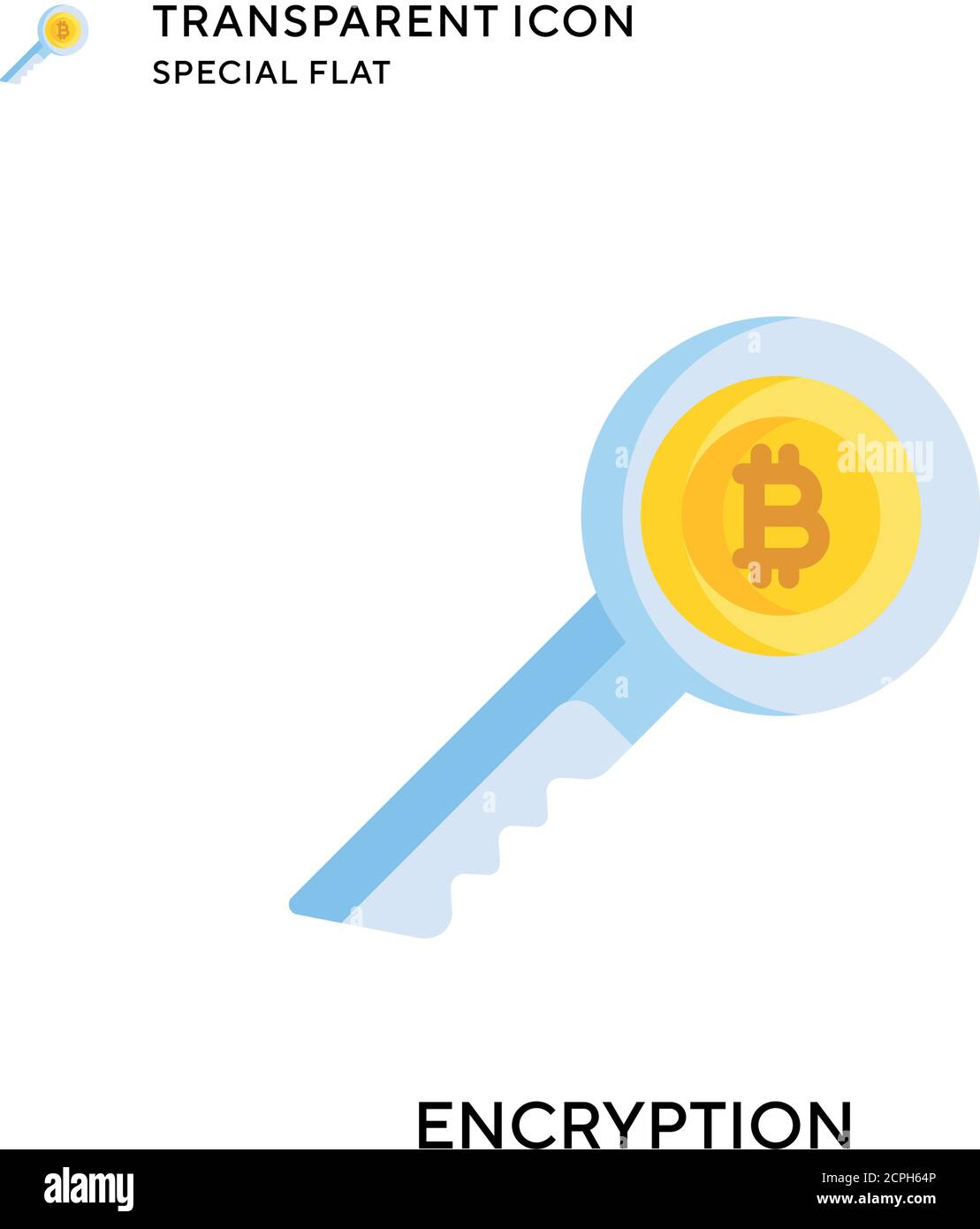 Encryption vector icon. Flat style illustration. EPS 10 vector Stock ...