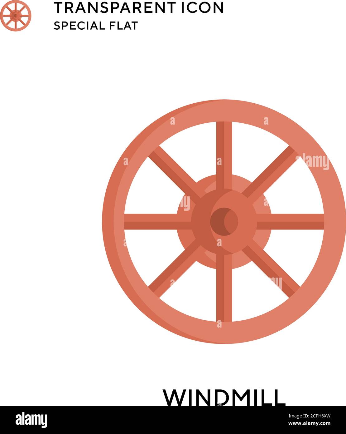 Windmills and sunset Stock Vector Images - Alamy