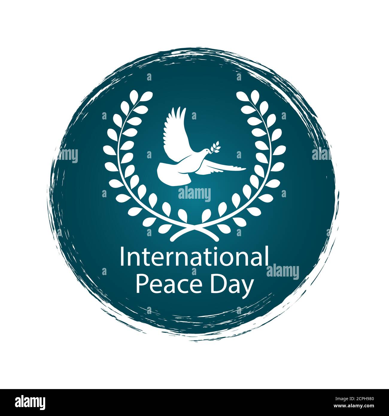 Flat international peace day Stock Vector Images - Alamy