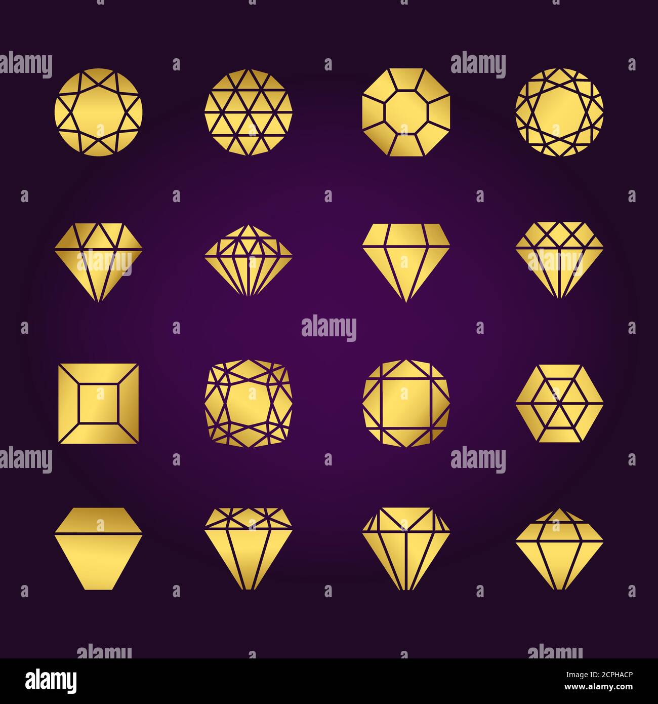 Collection golden stone set vector hi-res stock photography and images ...