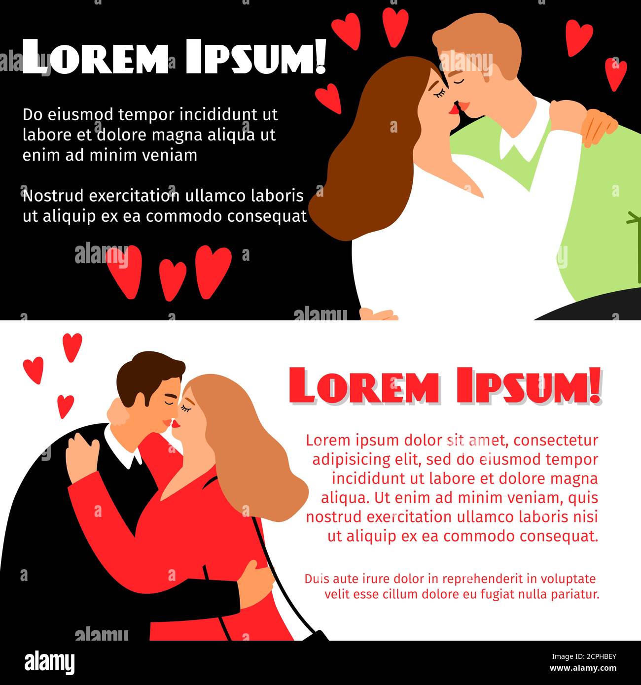 Love banners Stock Vector Images - Alamy