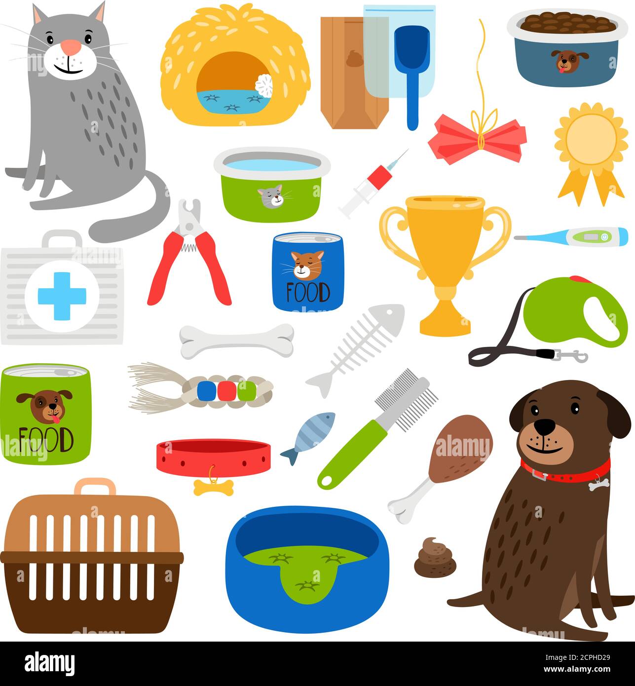 White stuff shop dog hi-res stock photography and images - Alamy