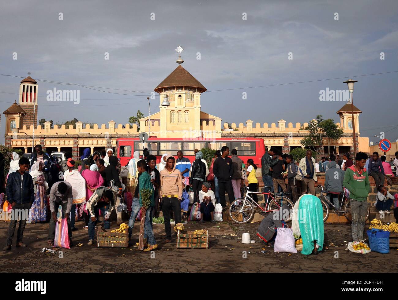 Enda mariam orthodox cathedral hi-res stock photography and images - Alamy
