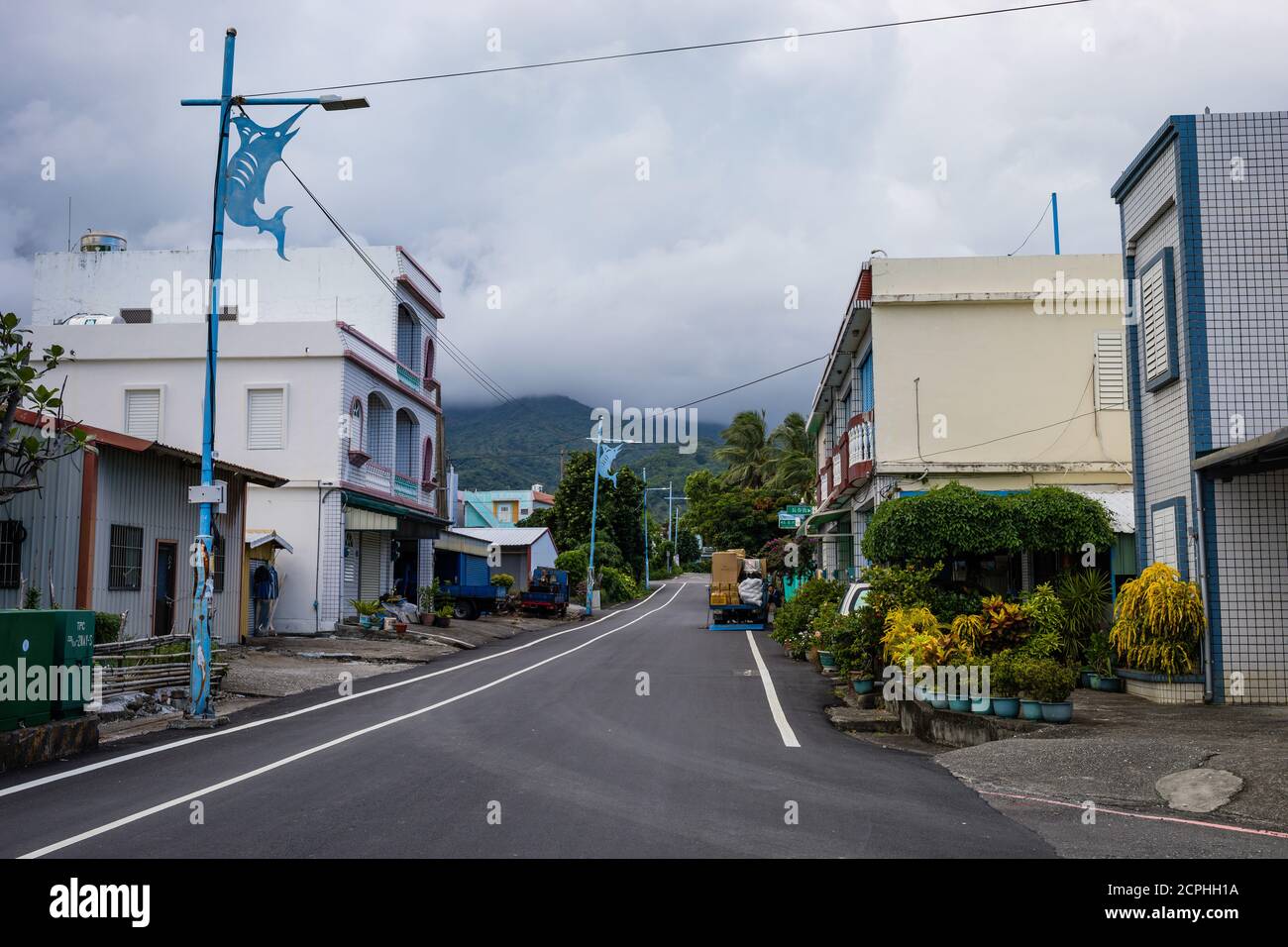 Small town, east coast Taiwan Stock Photo - Alamy
