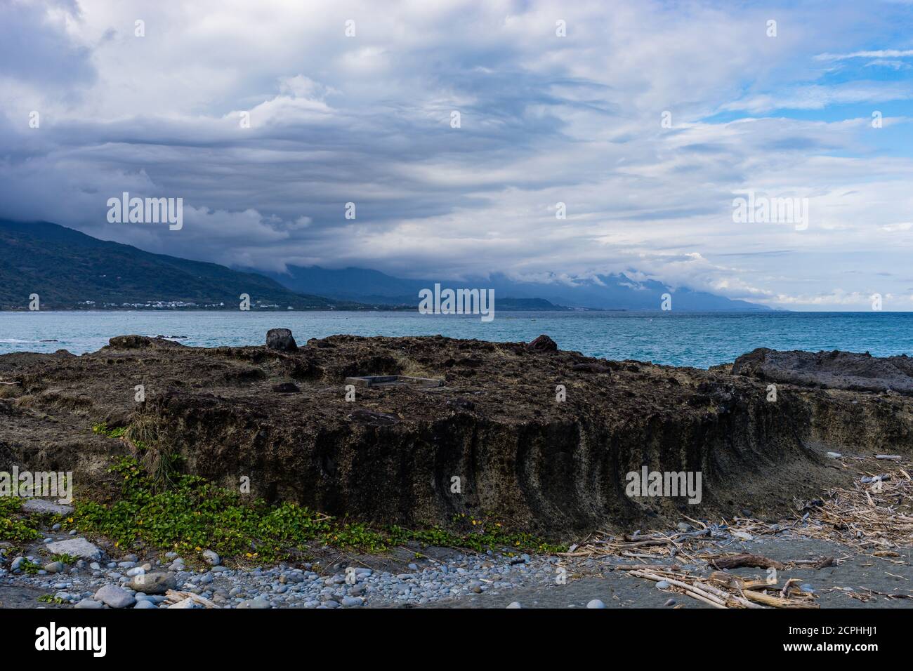 Sanxiantai Arch Bridge, Taidong County, East Taiwan Coast Stock Photo ...