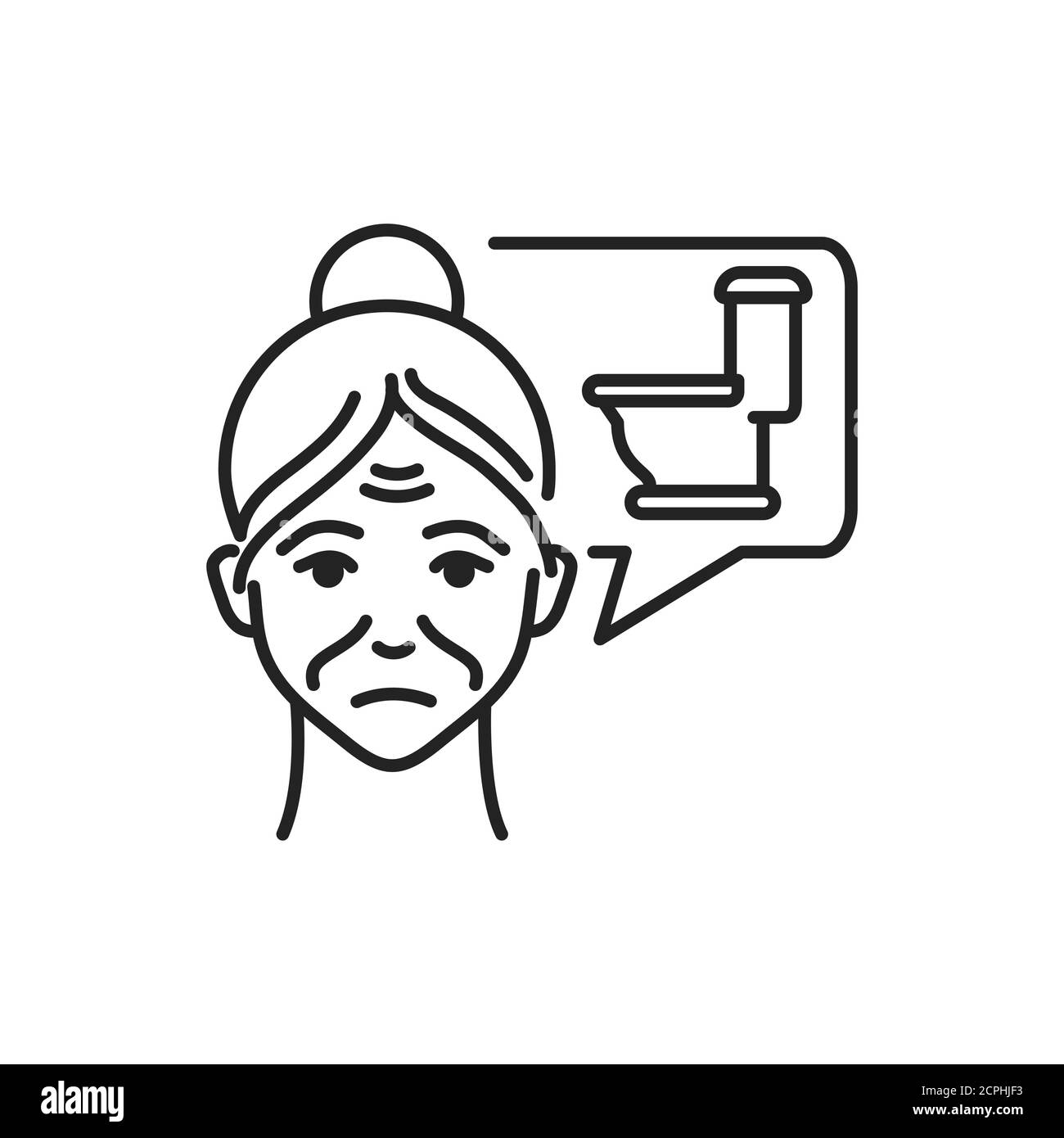 Involuntary urination Stock Vector Images - Alamy